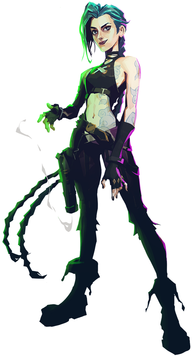 Jinx - Arcane Render PNG by ScrewBattle on DeviantArt Jinx - Arcane Render PNG by ScrewBattle on DeviantArt