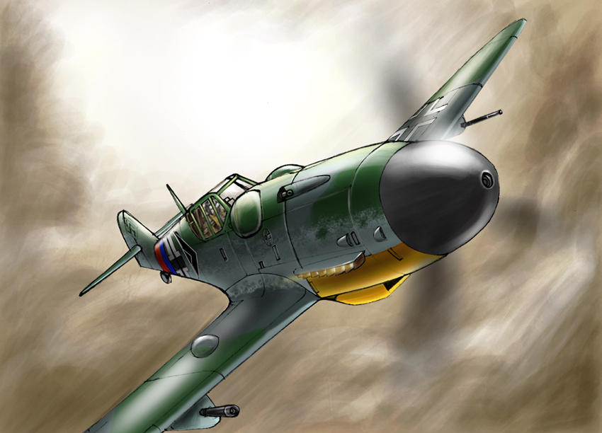 Messerchmitt Bf 109G by roback on DeviantArt