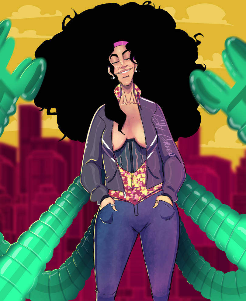 Spider Verse Doc Ock By Shy Green On Deviantart