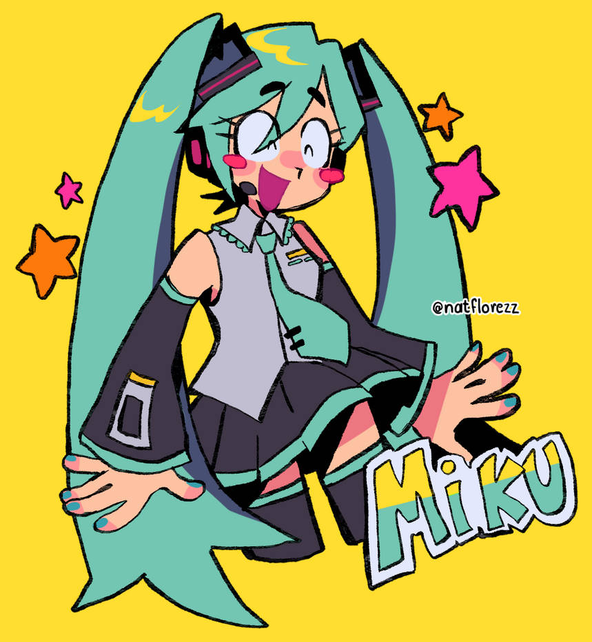 Miku By Natflorezz On Deviantart