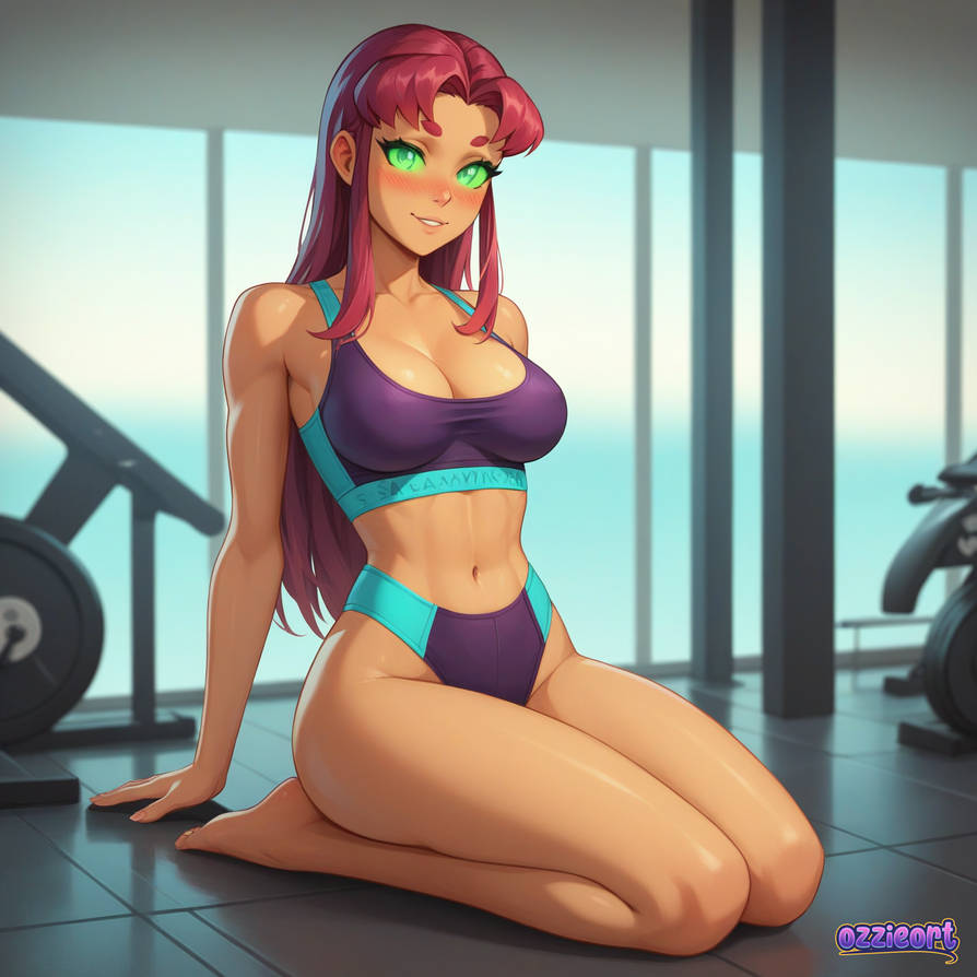 Starfire s Post Workout Glow By Ozzieort On DeviantArt starfire-s-post-workout-glow-by-ozzieort-on-deviantart