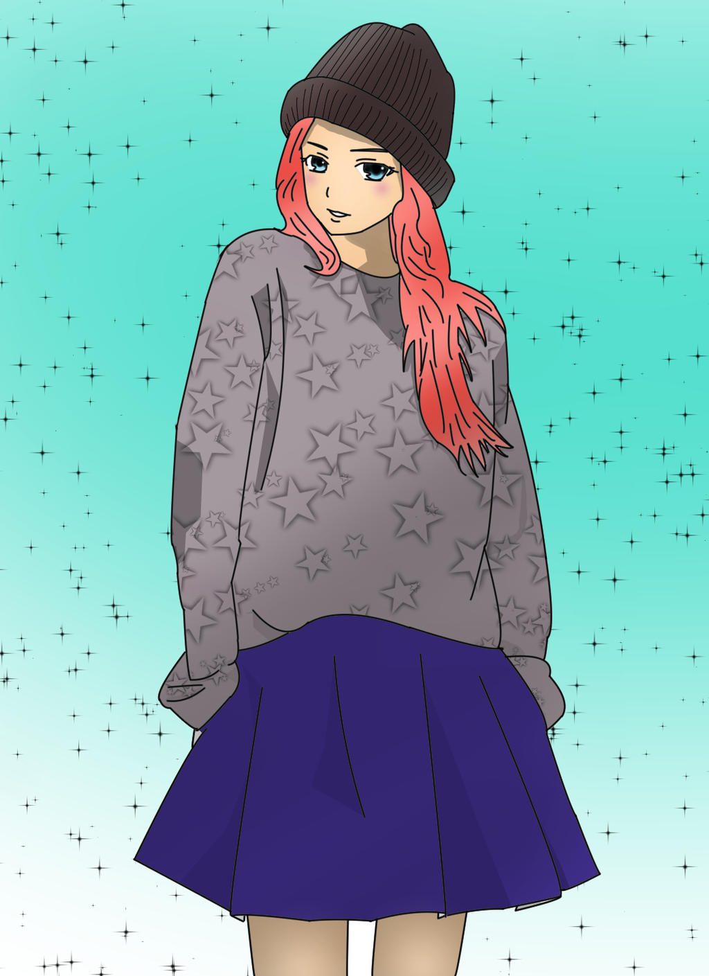 Redhead Anime Girl By Japascual On Deviantart