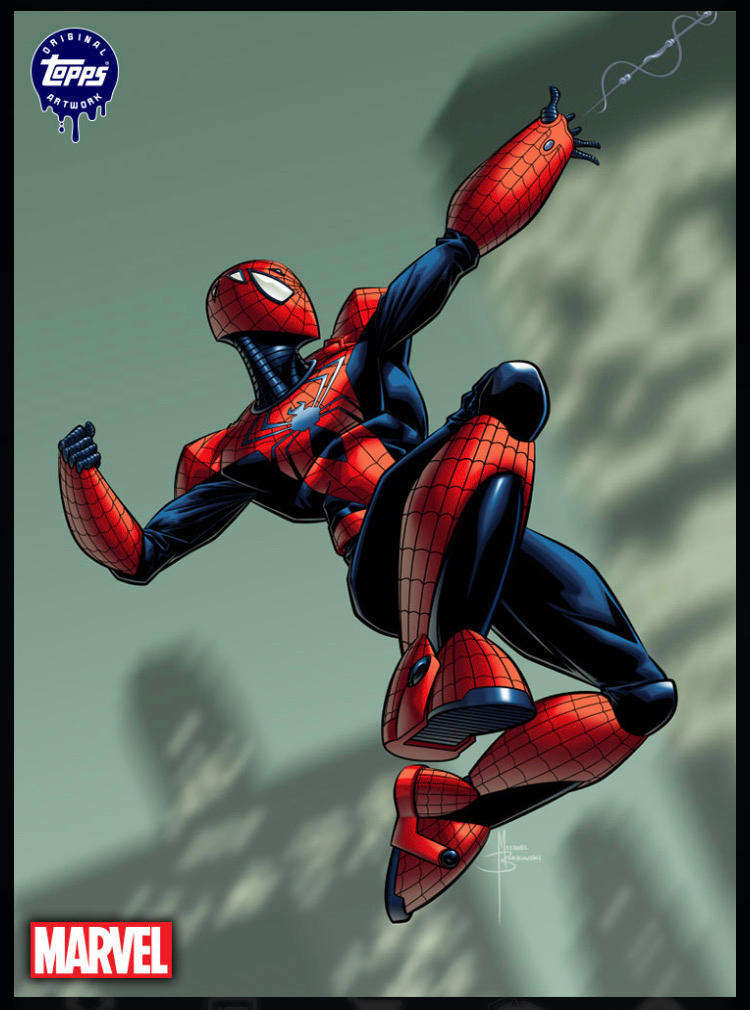 Aaron Aikman Spider-Man for Topps Marvel Collect by MBorkowski on ... Aaron Aikman Spider-Man for Topps Marvel Collect by MBorkowski on ...