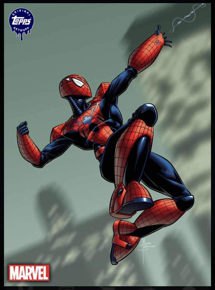 Aaron Aikman Spider-Man for Topps Marvel Collect by MBorkowski on ... Aaron Aikman Spider-Man for Topps Marvel Collect by MBorkowski on ...