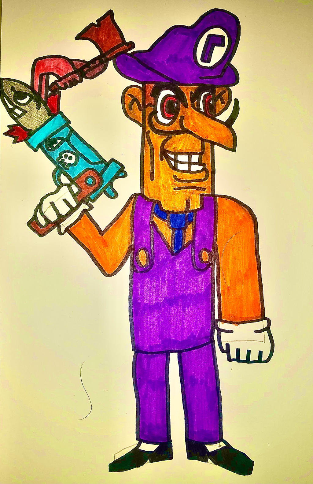What If Waluigi Was In Super Mario Bros Super Show By Generalchaos369 On Deviantart