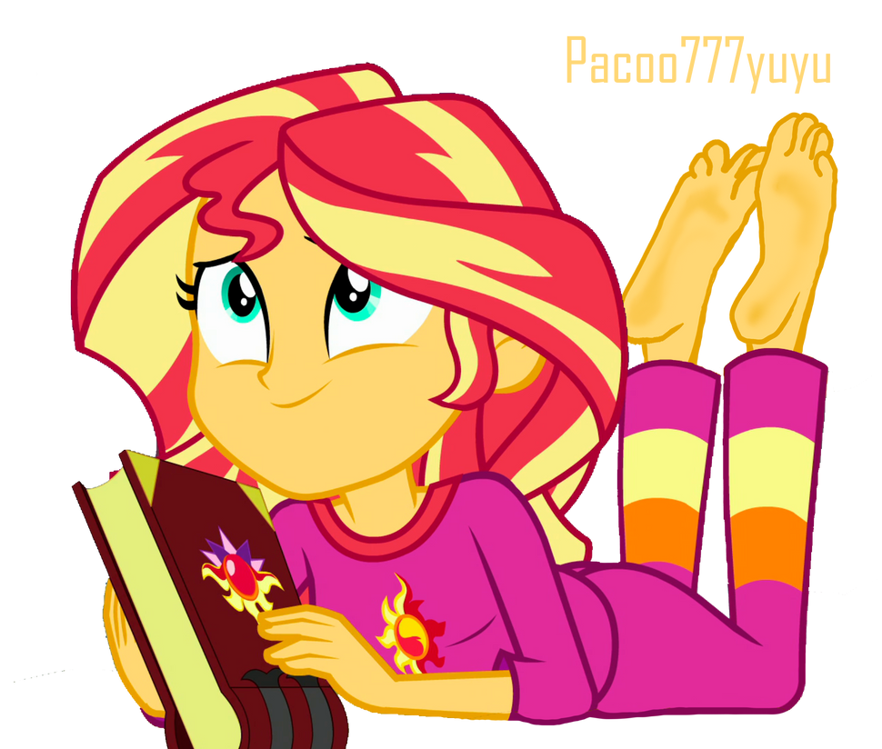 Sunset Shimmer Feet In The Pose By Paco777yuyu7 On Deviantart