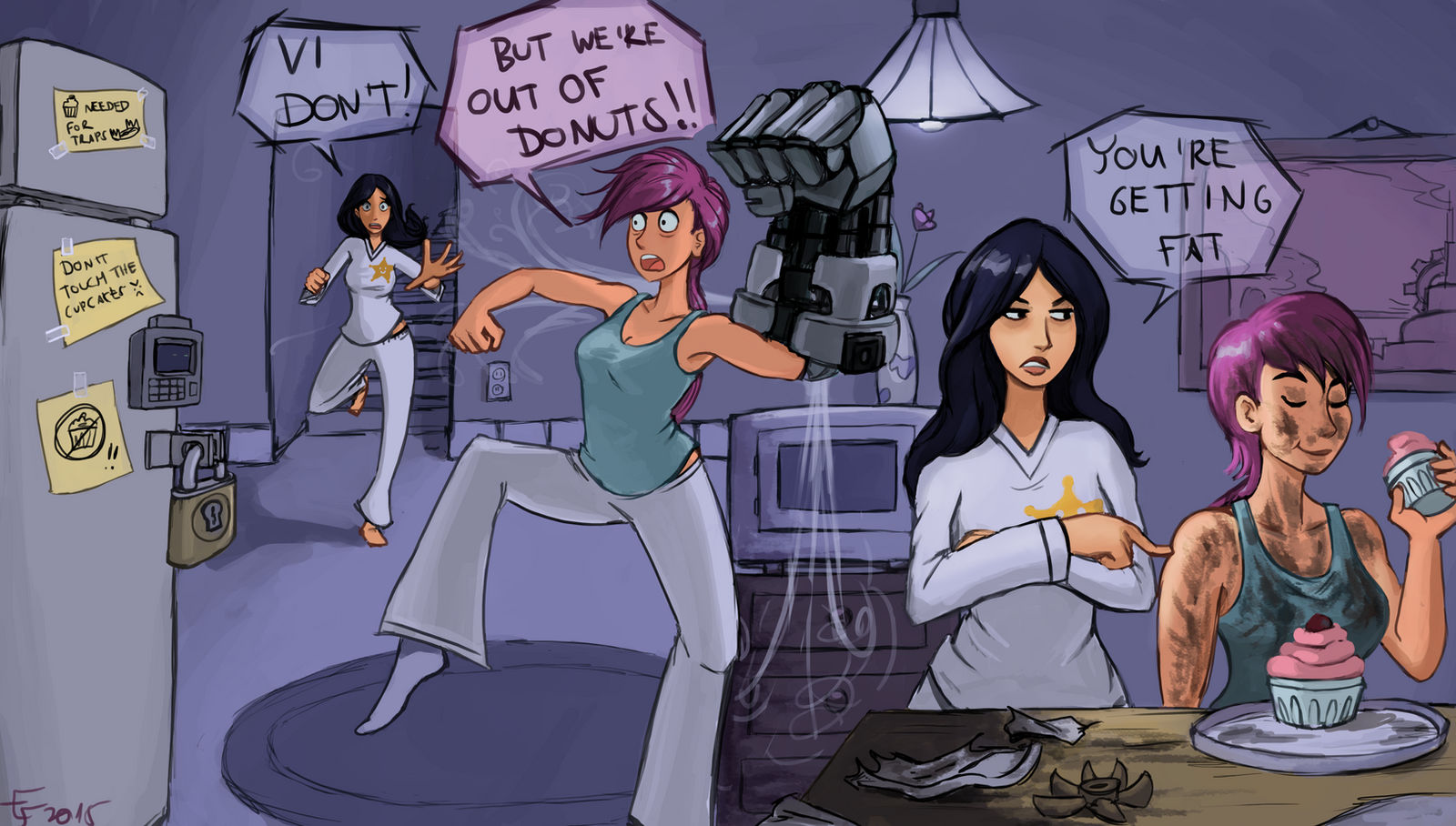Cait And Vi Fan Comic By Edwo On Deviantart