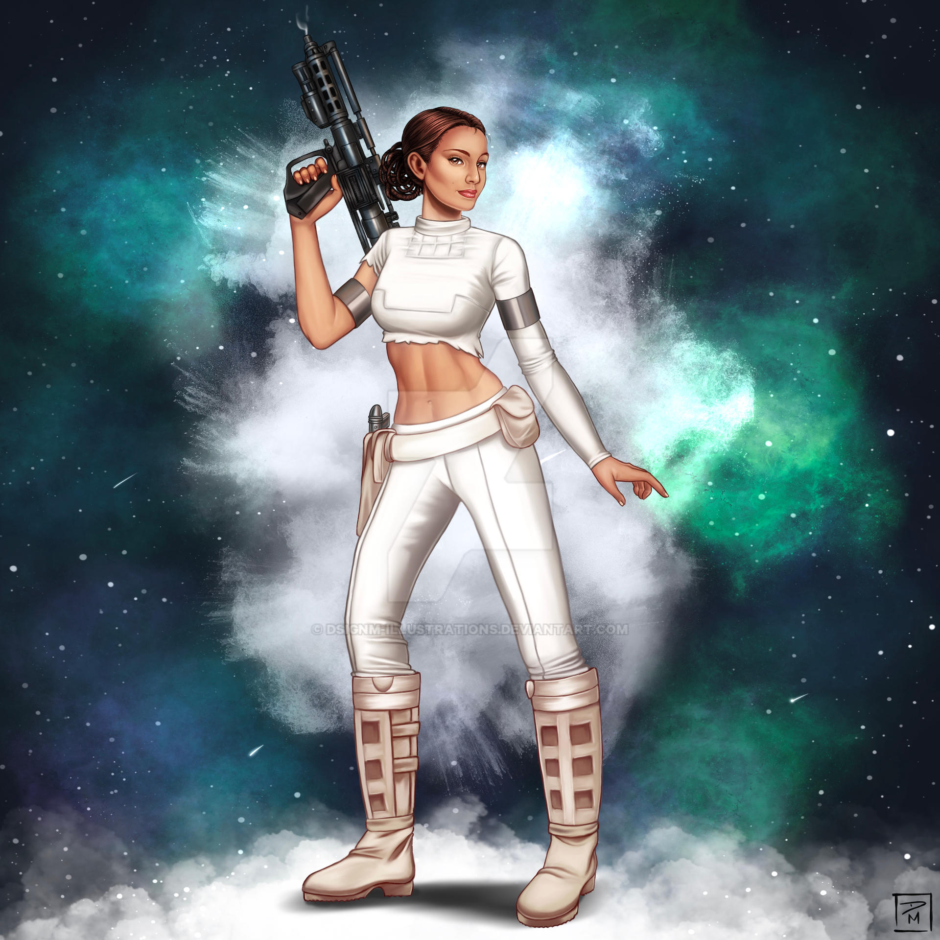 Star Wars Padme Amidala By Dsignm Illustrations On Deviantart