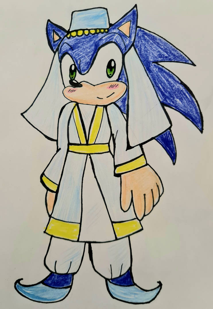 Sonic In Turkish Dress By Dariadoodleart On Deviantart