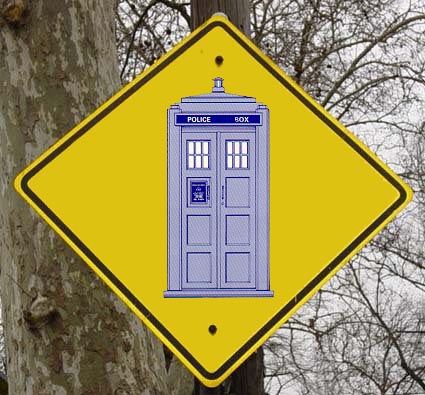 TARDIS road sign by Carthoris on DeviantArt