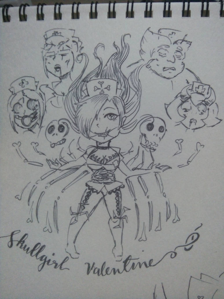 Skullgirl Valentine By Saltyjaguar On Deviantart