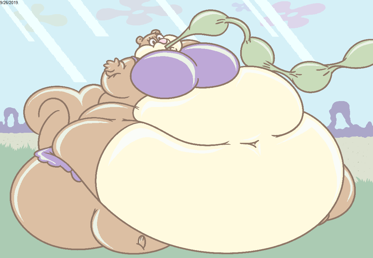 Collab. Sandy Cheeks Inflation Weight Gain. by Virus-20 on DeviantArt Collab. Sandy Cheeks Inflation Weight Gain. by Virus-20 on DeviantArt