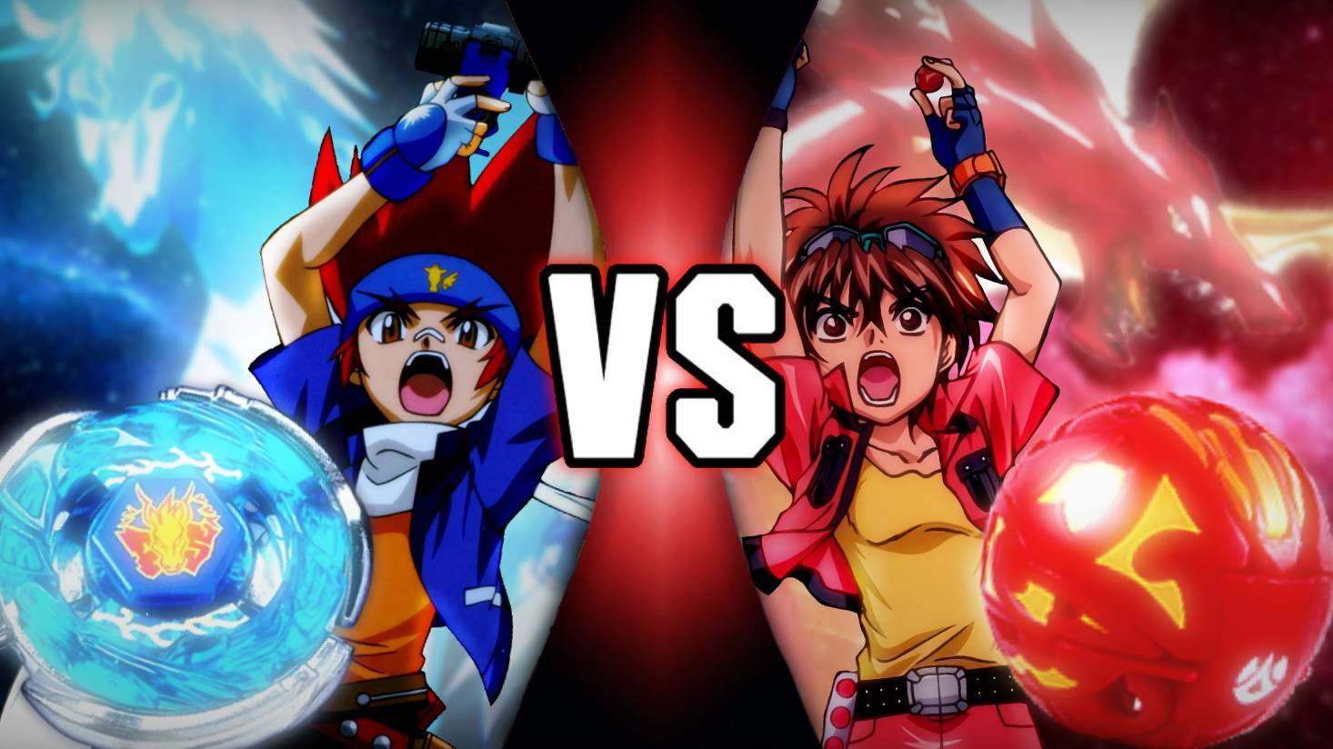 Gingka Hagane Vs Dan Kuso By That6uyrightthere On Deviantart