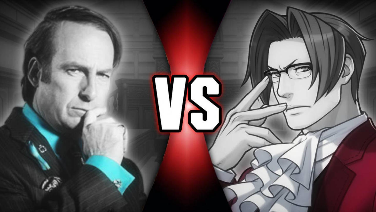 Saul Goodman vs Miles Edgeworth by That6uyRightThere on DeviantArt Saul Goodman vs Miles Edgeworth by That6uyRightThere on DeviantArt