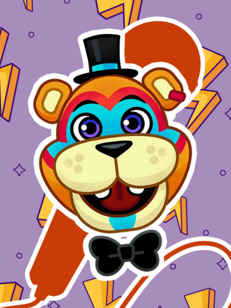 Glamrock Freddy Head Poster By Freddytalegreen On Deviantart