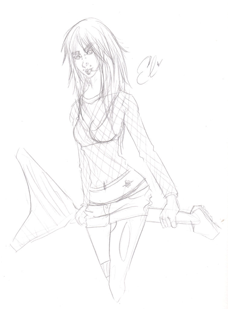 Aph Punk Rock Girl By Offensivebehavior On Deviantart