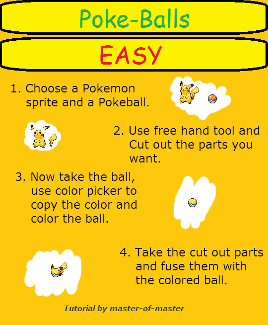 Tutorial How To Make Pokemon ball By Mhathegreat On DeviantArt tutorial-how-to-make-pokemon-ball-by-mhathegreat-on-deviantart