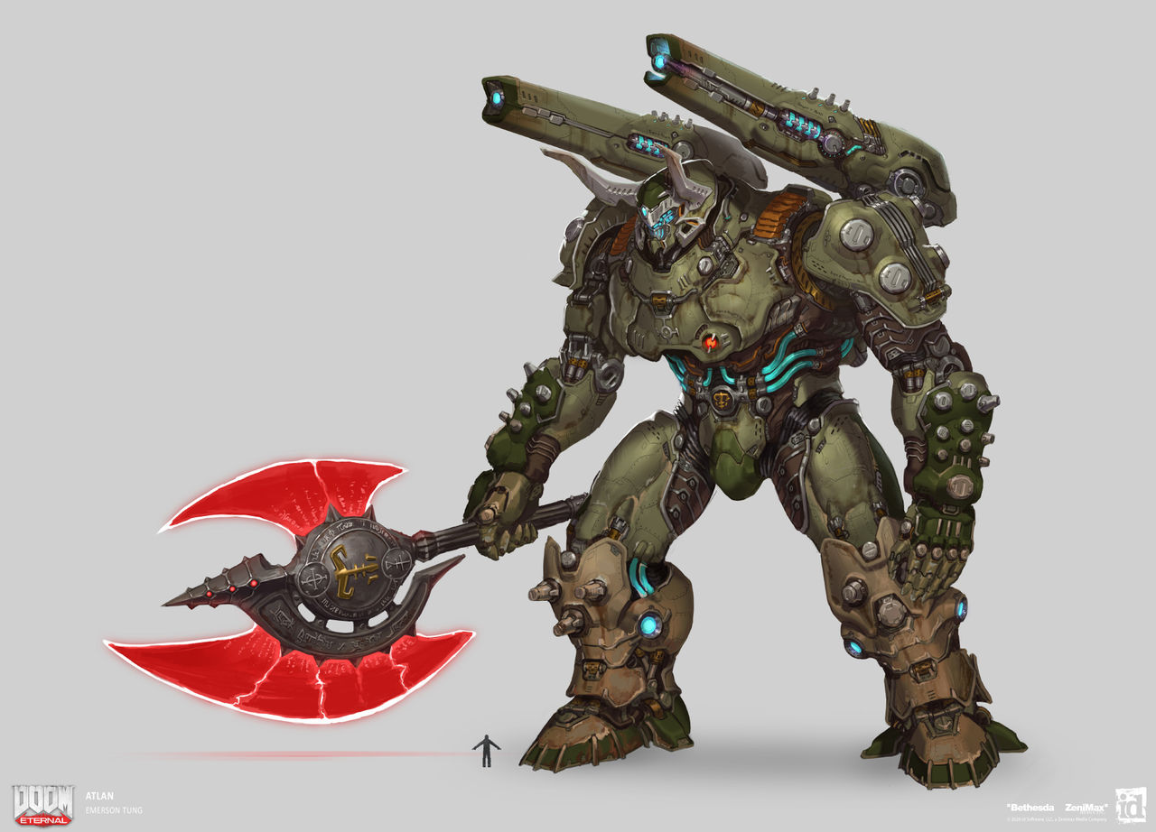 DOOM Eternal - Atlan Mech by emersontung on DeviantArt DOOM Eternal - Atlan Mech by emersontung on DeviantArt