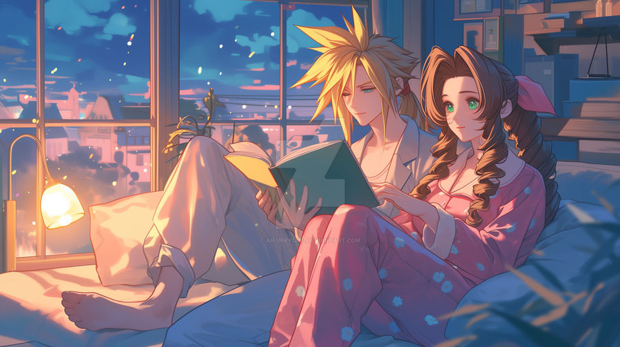Cloud Aerith At Home 4 By Aifurrygirl On Deviantart