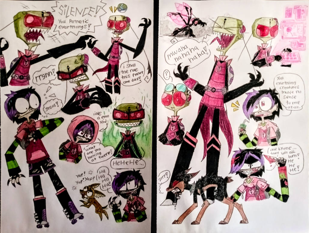 Old invader zim OC doodles! by KuwoShiZilla on DeviantArt Old invader zim OC doodles! by KuwoShiZilla on DeviantArt