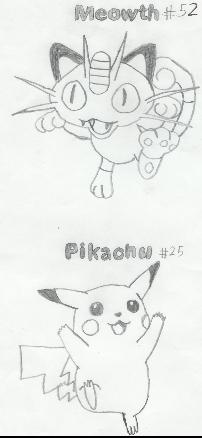Pikachu and Meowth by PokemonIsTheBest on DeviantArt