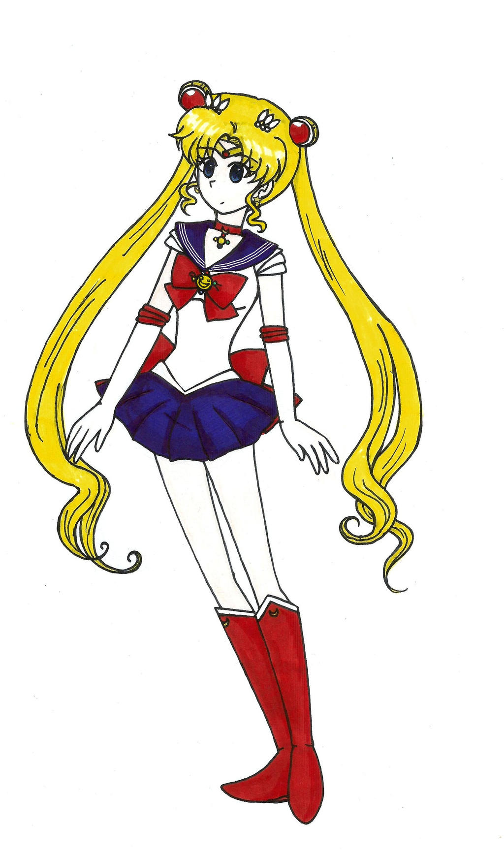 Sailor Moon Crystal Sailor Moon Drawing By Prupru Sama On Deviantart