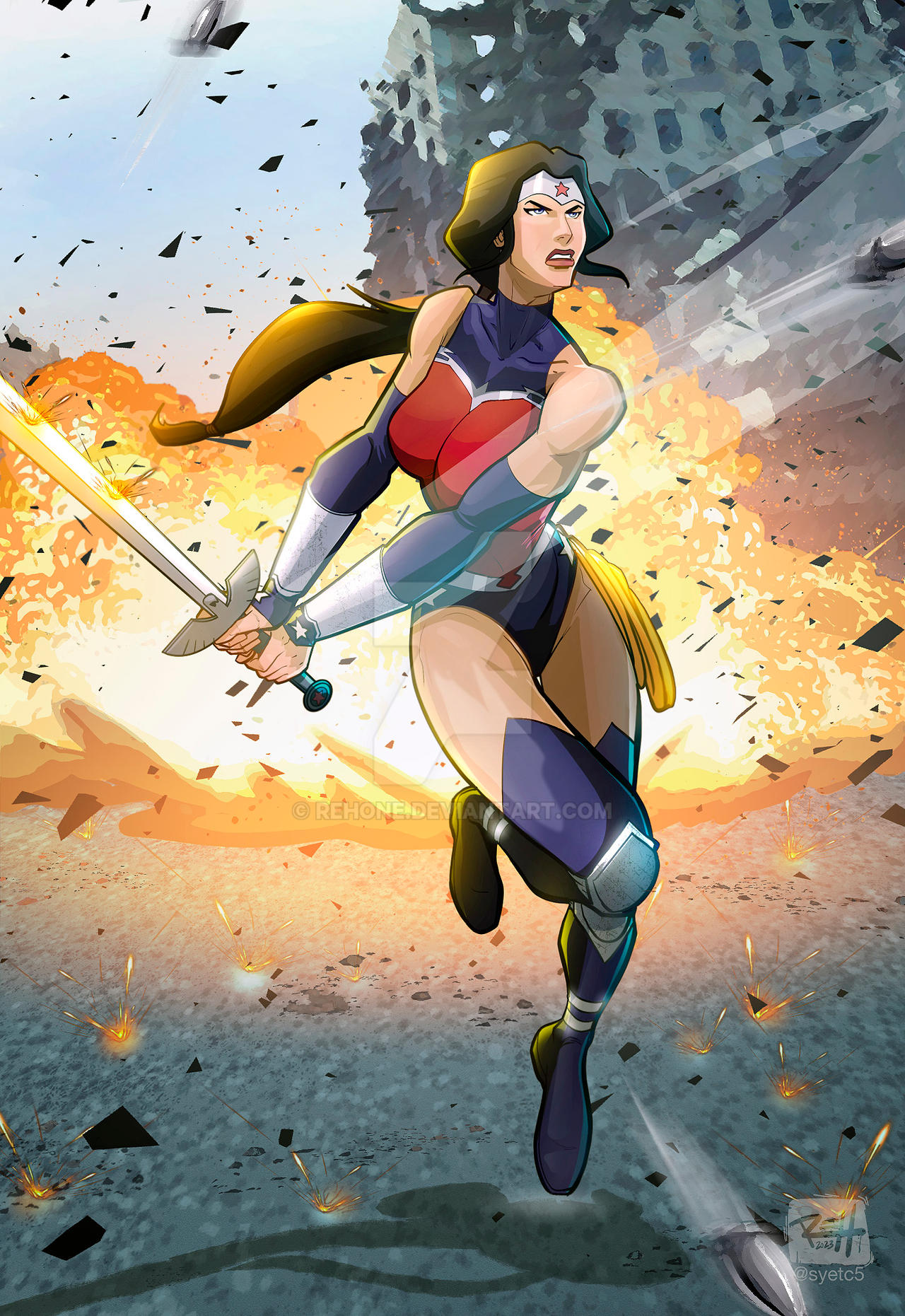 Wonder Woman By Rehone On Deviantart