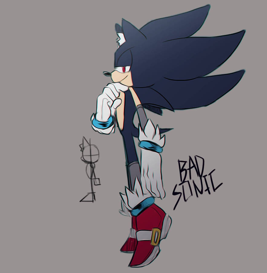 Bad Sonic By Pirog Art On Deviantart