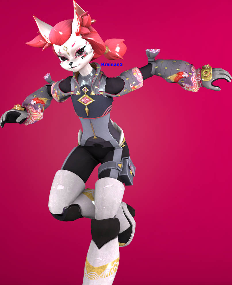 Fortnite Battle Royale Kimiko Five Tails By Krsman30 On Deviantart