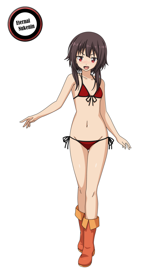 Konosuba Megumin Bikini By Eternalnukenin On Deviantart