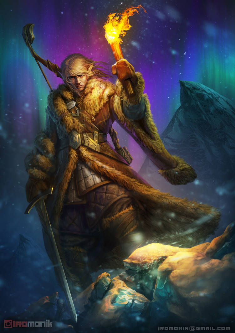 Elf In The In The Icewind Dales By Iromonik On Deviantart