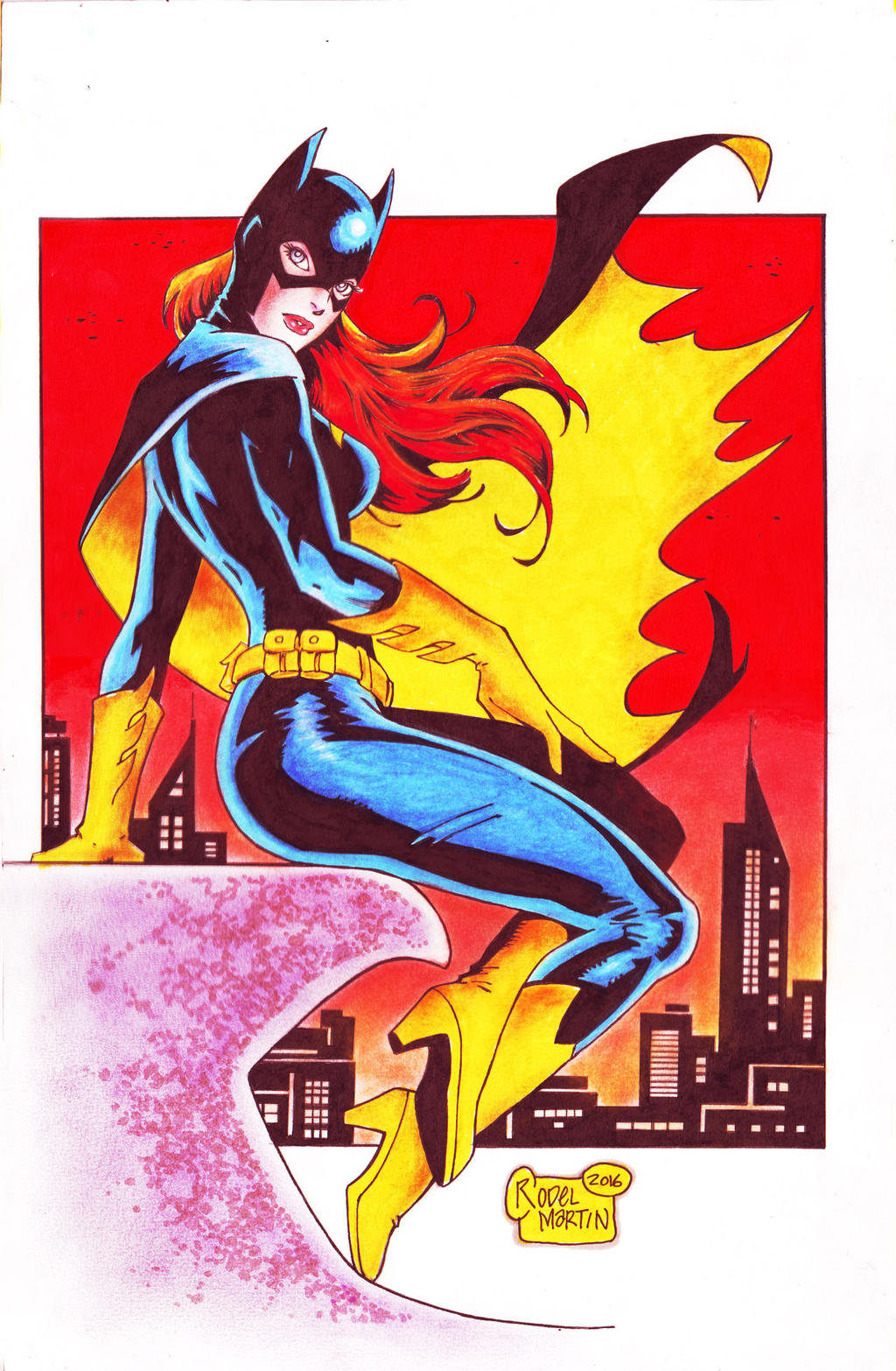 Batgirl By Rodel Martin 102016b By Rodelsm21 On Deviantart