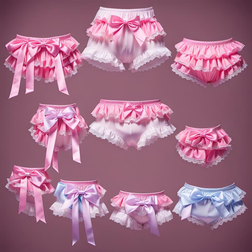 Frilly Girly Shiny Satin Sissy Panties With Ribbon By SissyNadine On frilly-girly-shiny-satin-sissy-panties-with-ribbon-by-sissynadine-on