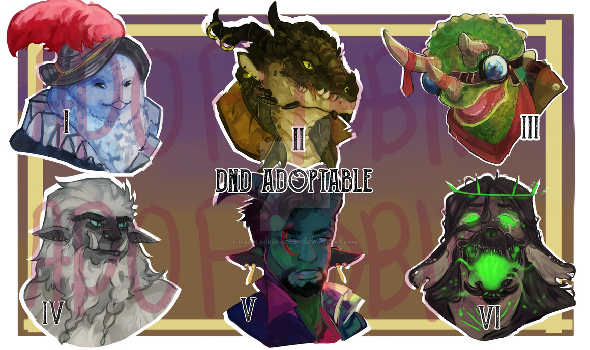Auction|DnD BUST ADOPT 3|SOLD|(0/6) by LisaBlack89-Adopt on DeviantArt Auction|DnD BUST ADOPT 3|SOLD|(0/6) by LisaBlack89-Adopt on DeviantArt
