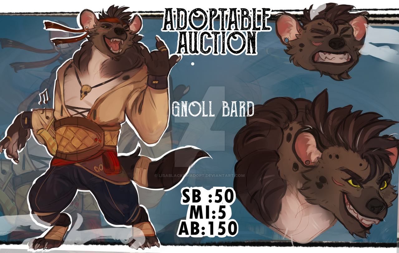 AUCTION /DnD GNOLL 03 (SOLD) by LisaBlack89-Adopt on DeviantArt AUCTION /DnD GNOLL 03 (SOLD) by LisaBlack89-Adopt on DeviantArt
