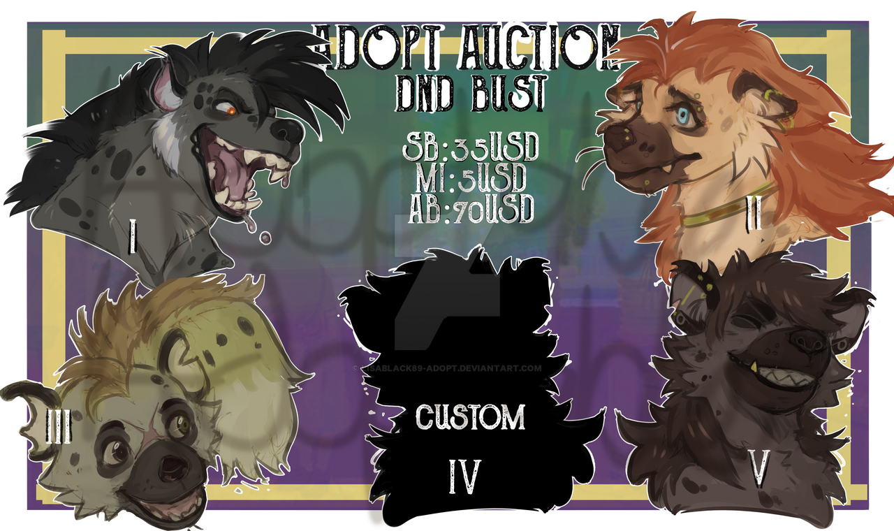 AUCTION|DnD BUST 33GNOLL (OPEN)|(5/5) by LisaBlack89-Adopt on DeviantArt AUCTION|DnD BUST 33GNOLL (OPEN)|(5/5) by LisaBlack89-Adopt on DeviantArt
