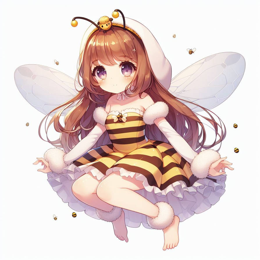 Cute Bee Girls By Phuramaiart On Deviantart