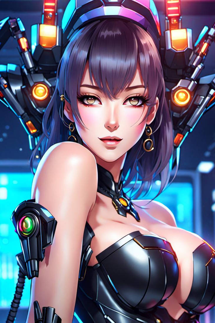Black Wear Sexy Cyborg Enhanced By Catmanduu On Deviantart