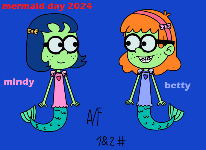 Mindy And Betty Mermaid Day 12 2024 By Albertdario On Deviantart
