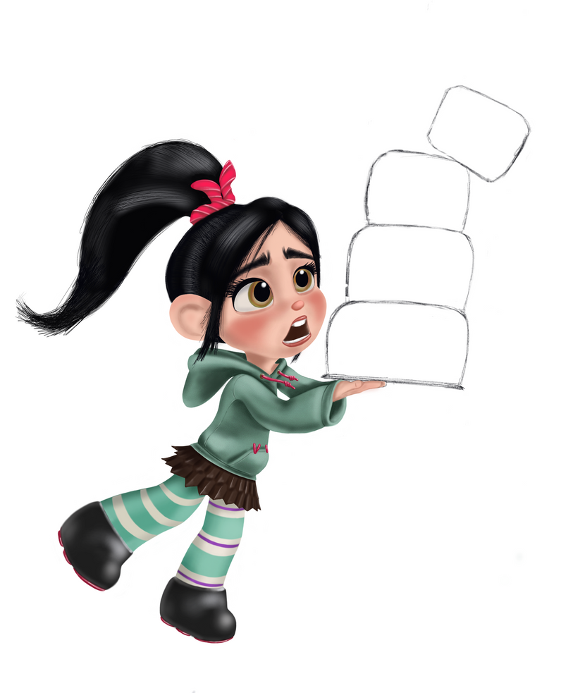 Vanellope Wir Anniversary Cake Topple Wip By Artistsncoffeeshops On Deviantart