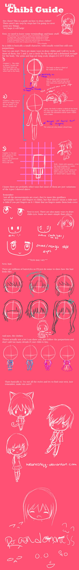 Chibi Tutorial Guide By Hikaru I On Deviantart