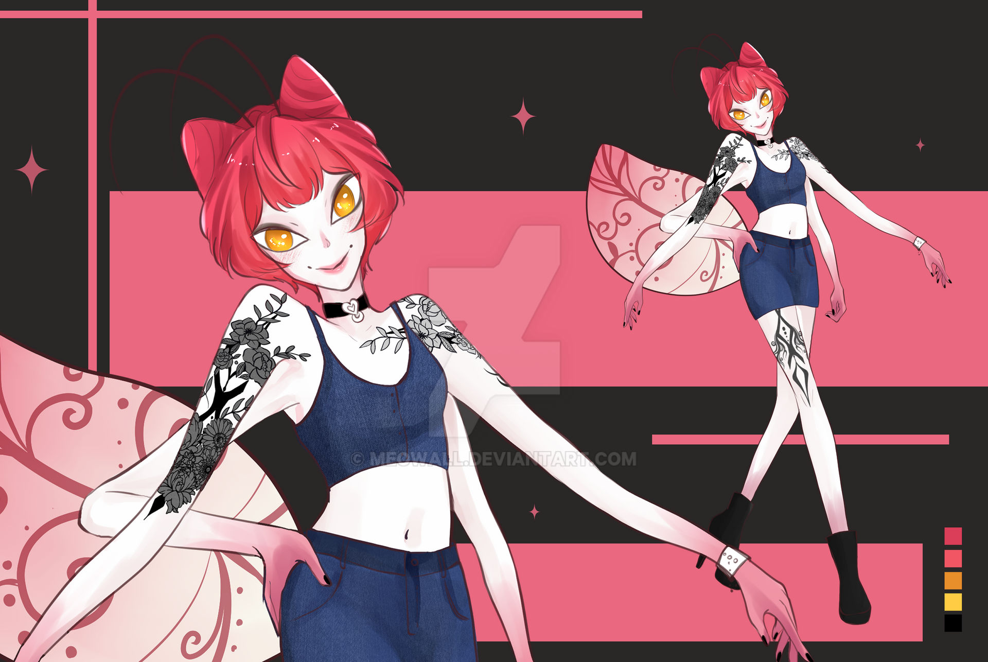 My Ocs By Meowall On Deviantart