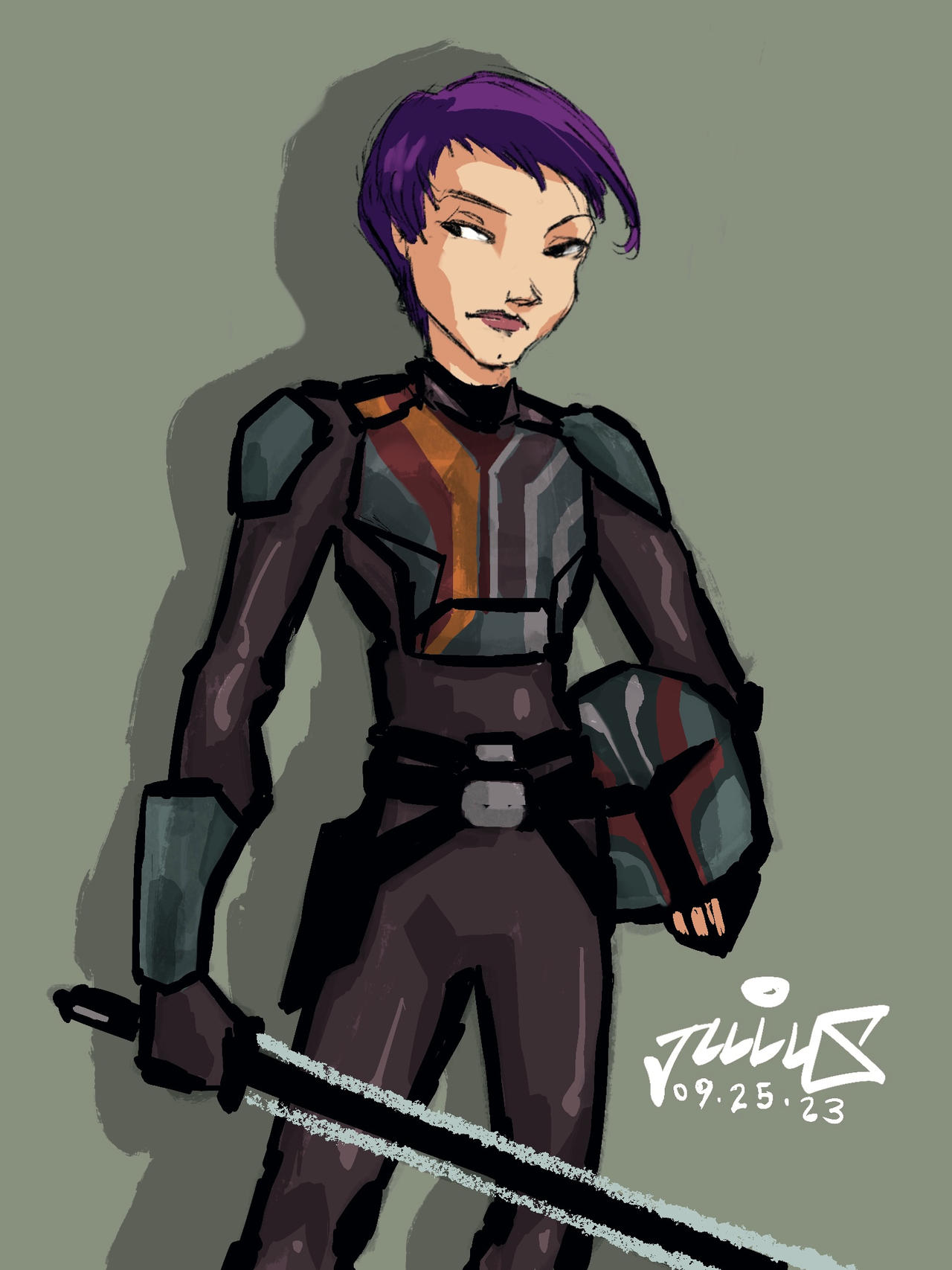 Sabine Wren By Digital Klown On Deviantart