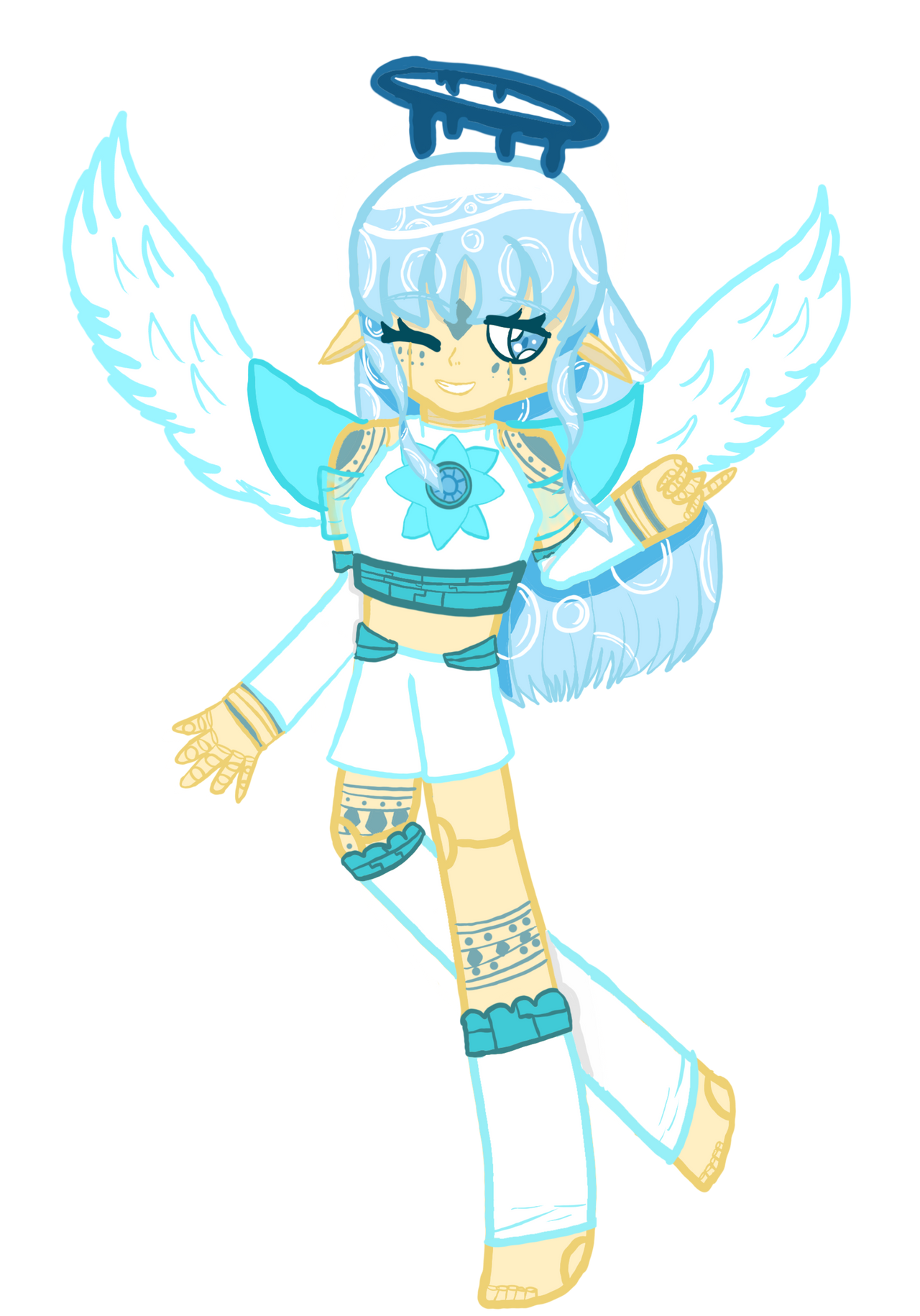 Noora Light Mode Full Body By Bubbleteaop On Deviantart