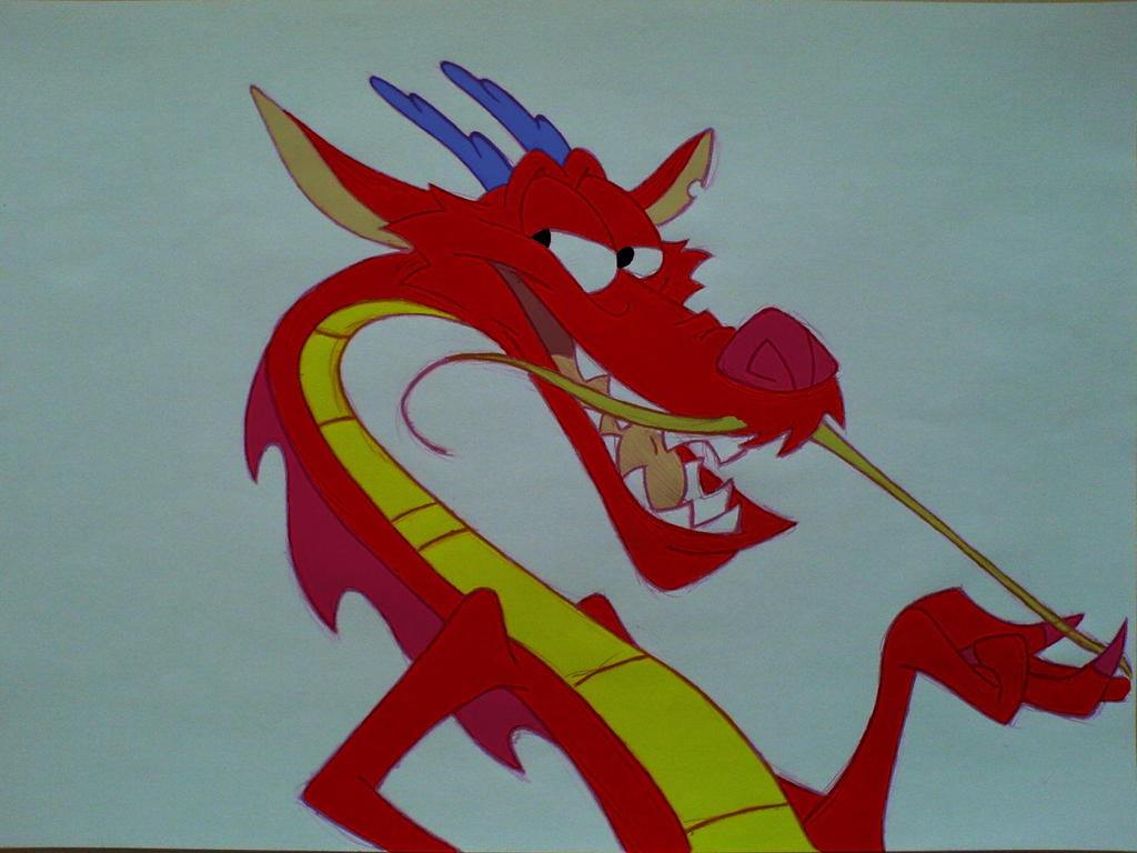 Mushu Colored By E Liot On Deviantart