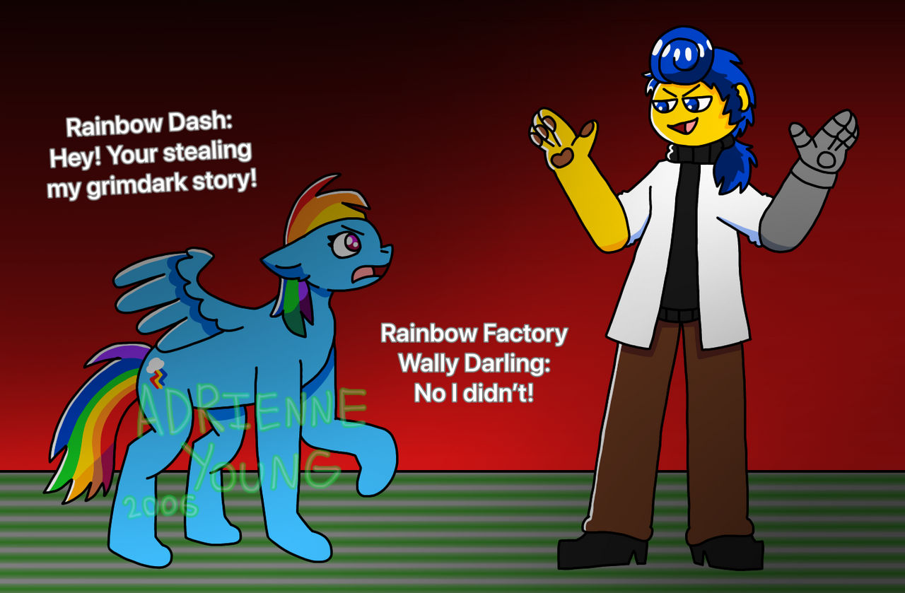 Rainbow Dash VS Rainbow Factory Wally Darling by AdriennTheYoungest on ... Rainbow Dash VS Rainbow Factory Wally Darling by AdriennTheYoungest on ...