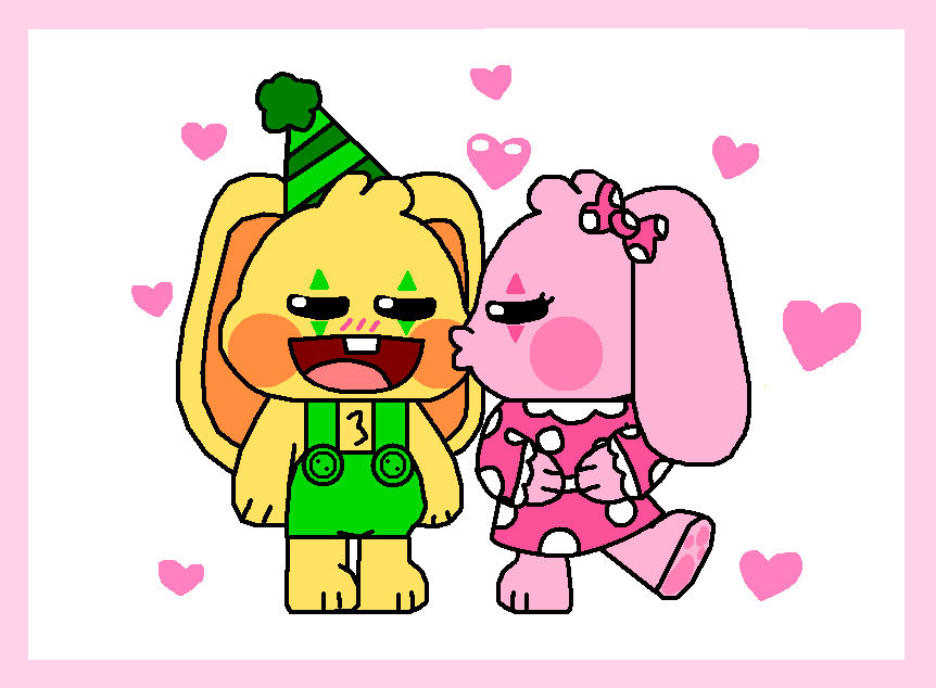 Bunrie Bunny Kiss Bunzo Bunny By Cuddlesnam On Deviantart