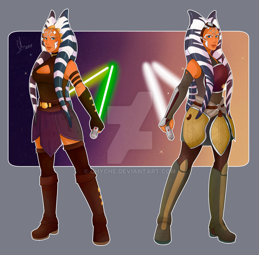 Ahsoka Tano Tcw And Rebels Version By Chyche On Deviantart