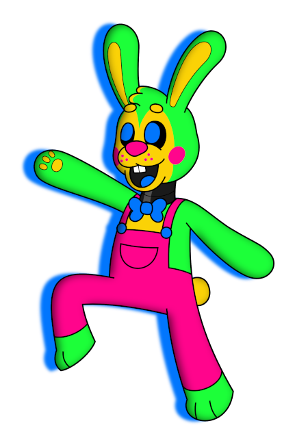 Blacklight Toy Bonnie Fnaf Au By Moon Adopts13 On Deviantart