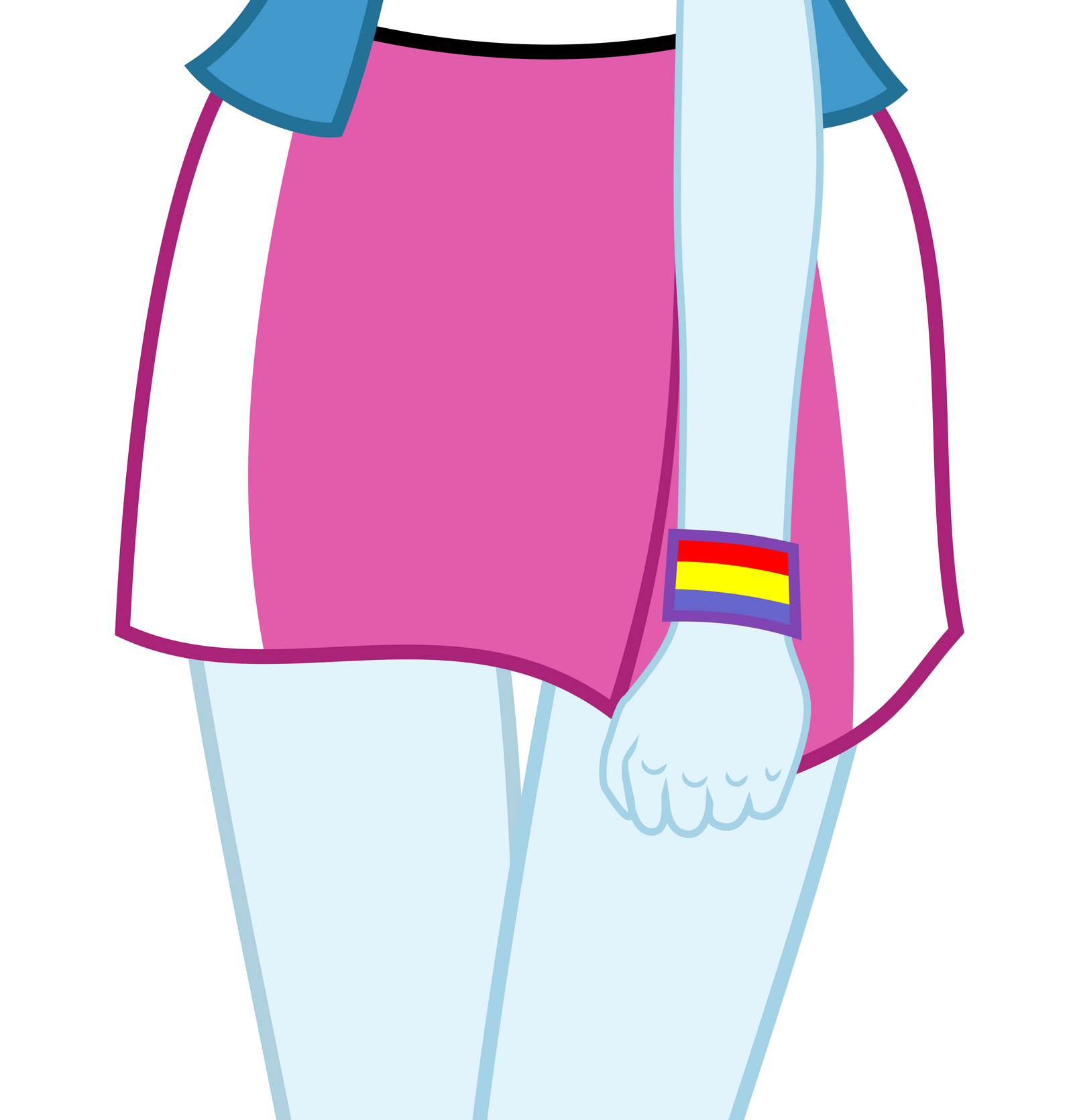 Too Short Skirt Rainbow Dash By Uliks Uliks On Deviantart